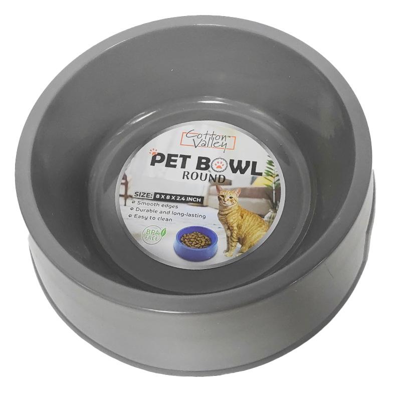 11oz/350ML PET FEEDING BOWL ROUND CAT-48